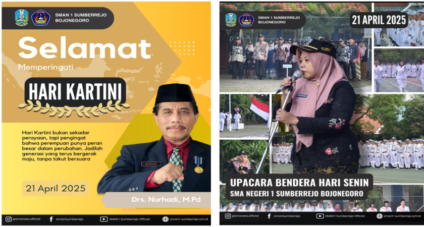 SELAMAT MEMPERINGATI HARI KARTINI 2025 | SMA Negeri 1 Sumberrejo